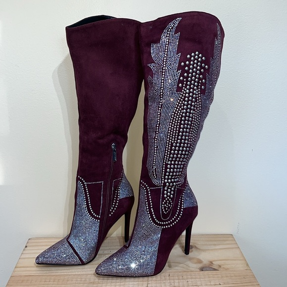 Cape Robbin | Shoes | New Cape Robbin Olkley Chocolate Cowboy Knee High ...